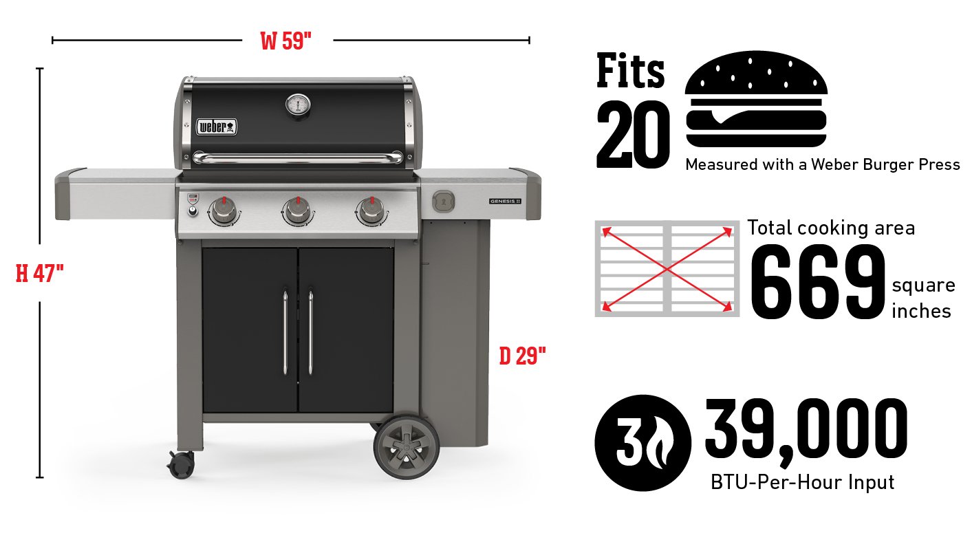 Genesis® II E-315 Gas Grill | Genesis Series | Genesis® II Series | Gas ...