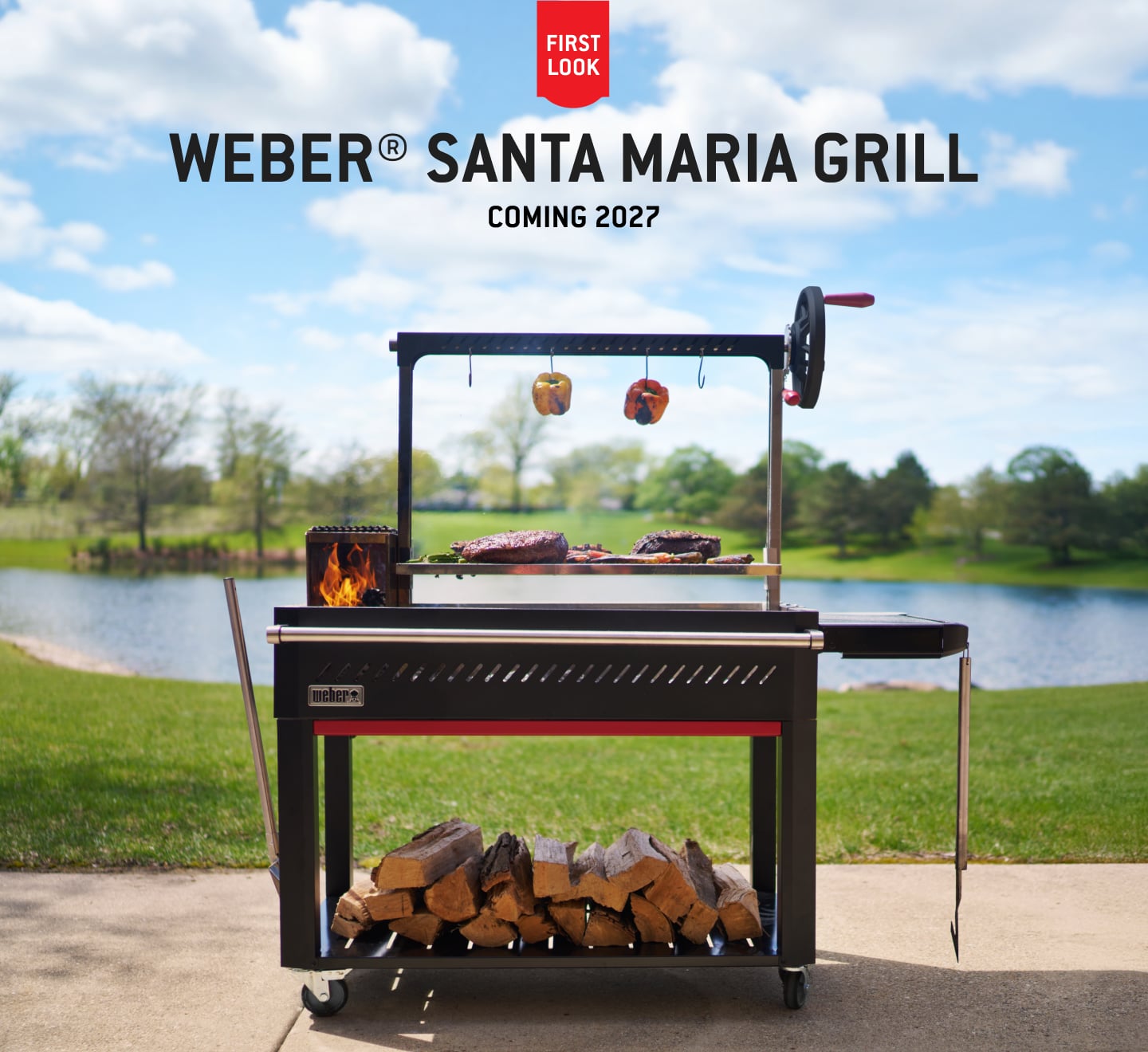 Weber Santa Maria Grill | Authentic Wood-Fired BBQ Experience | Weber US